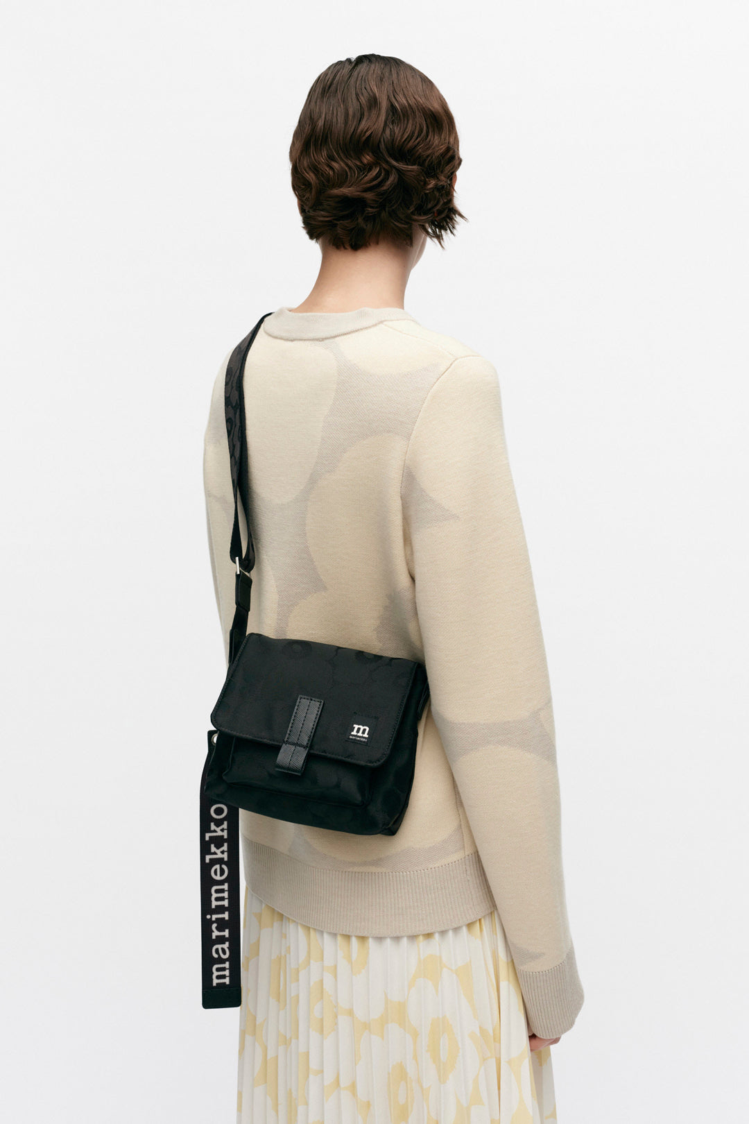 Marimekko Mini Messenger Unikko Black