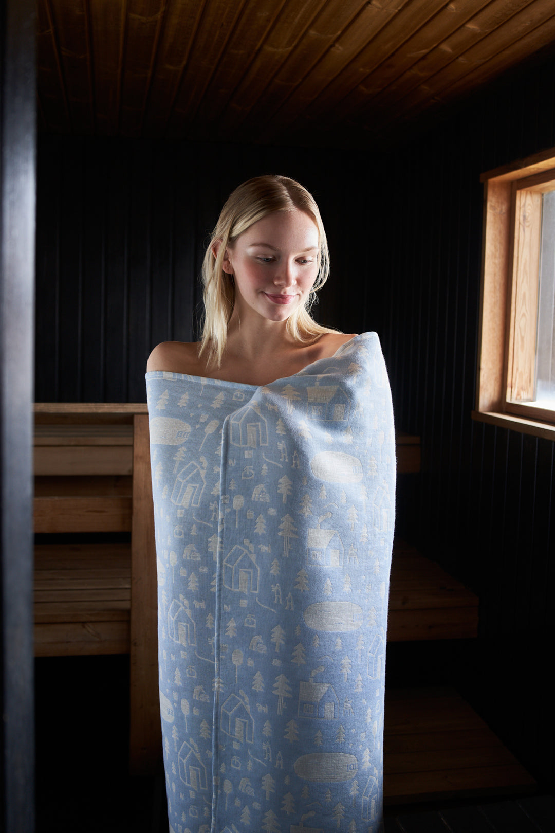 Kauniste Finland Sauna Bath Towel