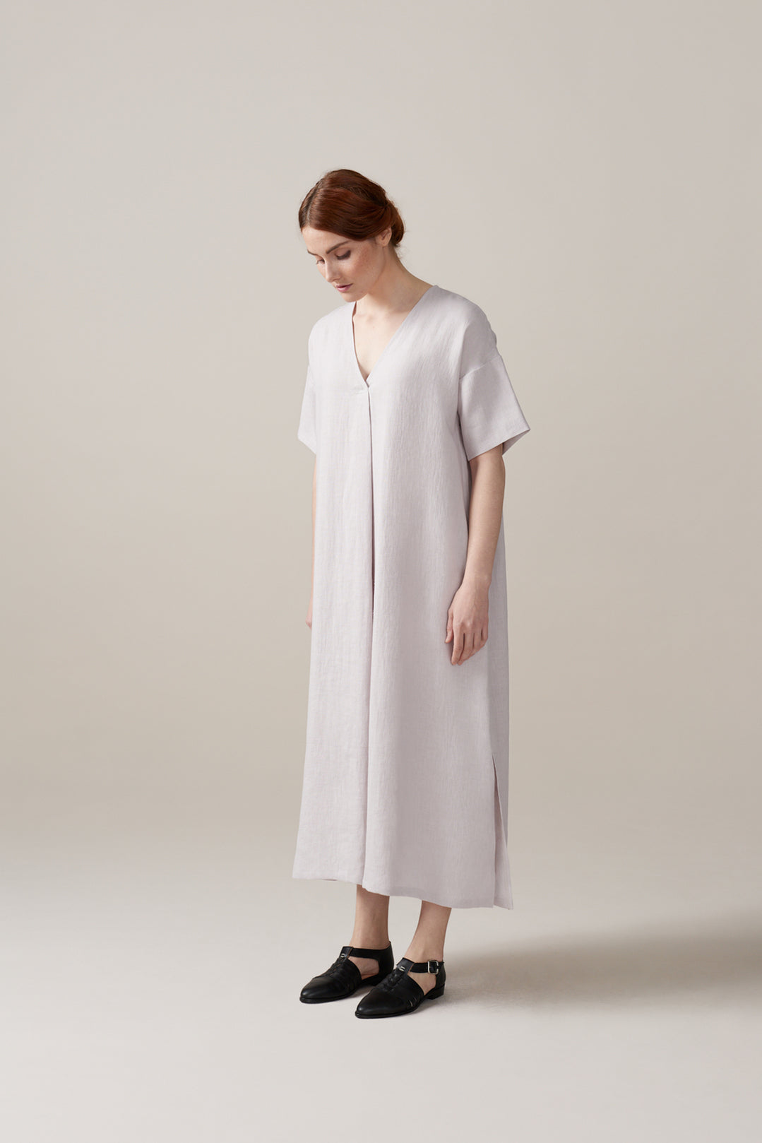 Home / Products / Archetype V-Neck Linen Dress
